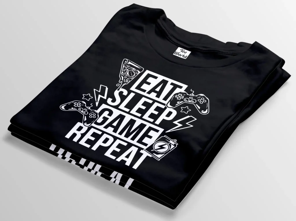 Eat Sleep Game Repeat T-Shirt - Must-Have For Every Gamer Eat Sleep Game Repeat T-Shirt - Must-Have For Every Gamer