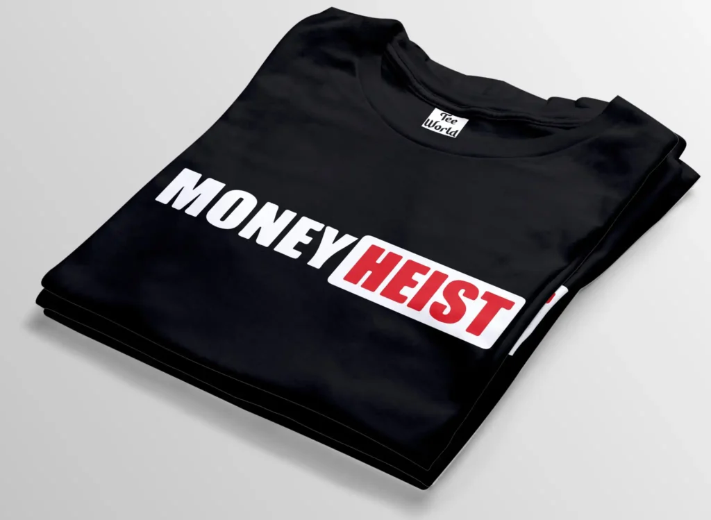 Money Heist Logo T-Shirt In Bangladesh.